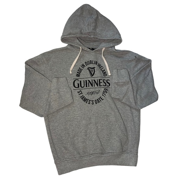 Guinness | Tops | Guinness Grey Logo Hoodie | Poshmark